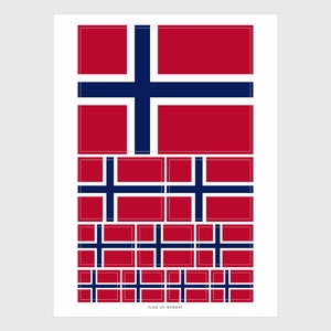 Norway Flag Stickers - Etsy