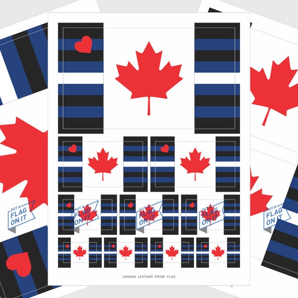 Leather Pride Flag Sticker - Etsy