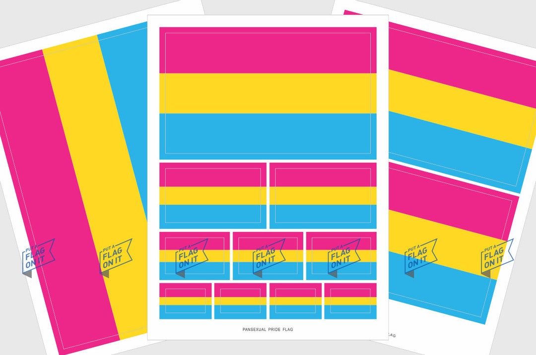 Pansexual Flag Stickers - Etsy