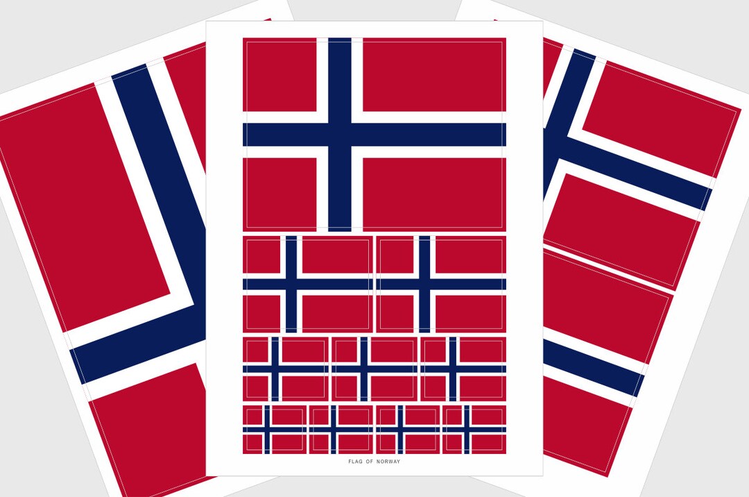 Norway Flag Stickers - Etsy