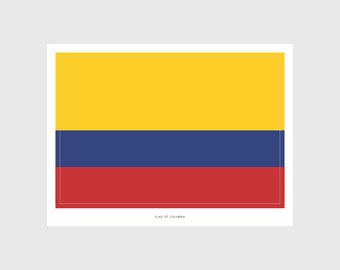 Columbia Flag Emblem Stickers Premium Quality - Etsy