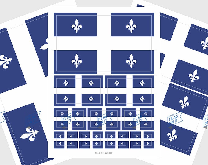 Quebec Flag - Etsy Canada