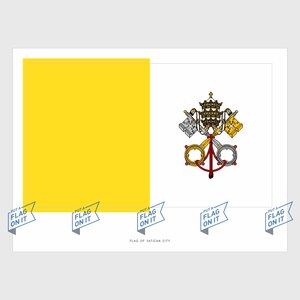 Vatican Flag Stickers - Etsy