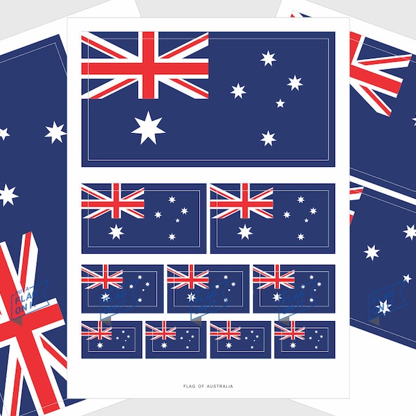 Australia Flag Decal - Etsy