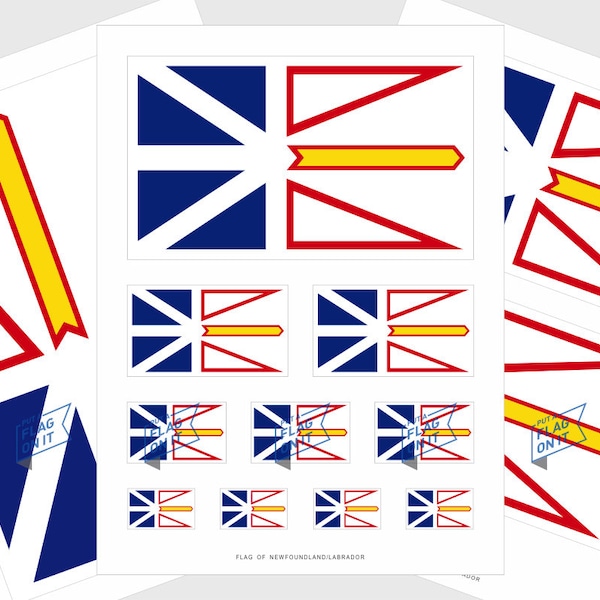 Newfoundland Flag - Etsy