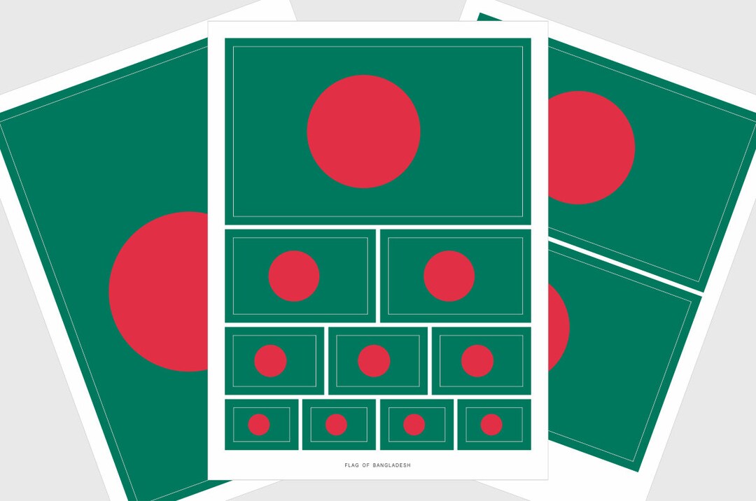 Bangladesh Flag Stickers - Etsy