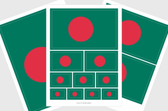 Bangladesh Flag Sticker Weatherproof Vinyl Proud Bangladeshi - Etsy