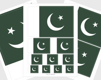 Pakistan Flag Sticker - Etsy