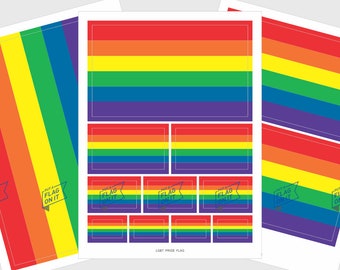 Lgbt Flag Stickers - Etsy