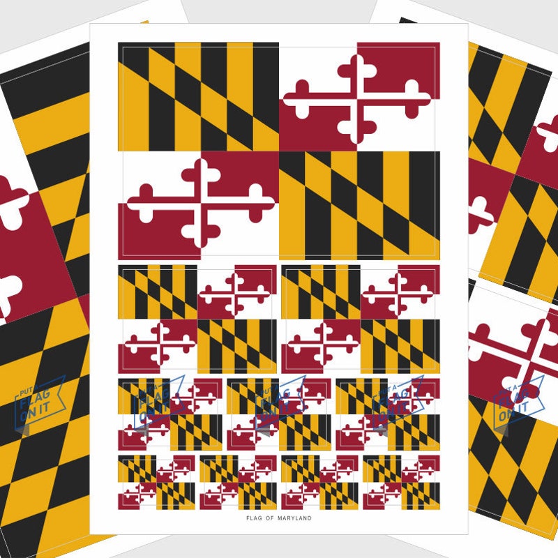 Maryland Flag - Etsy