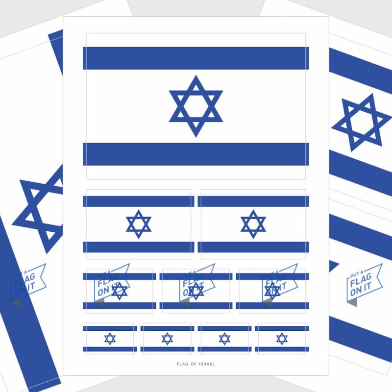 Israel Stickers - Etsy