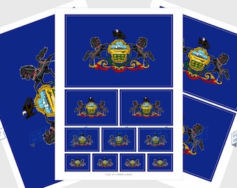 Pennsylvania State Sticker - Etsy