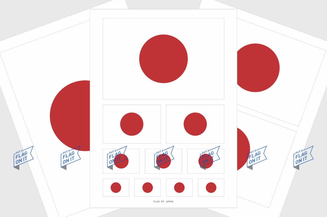 Japan Flag Sticker Weatherproof Vinyl Japanese Flag Stickers - Etsy