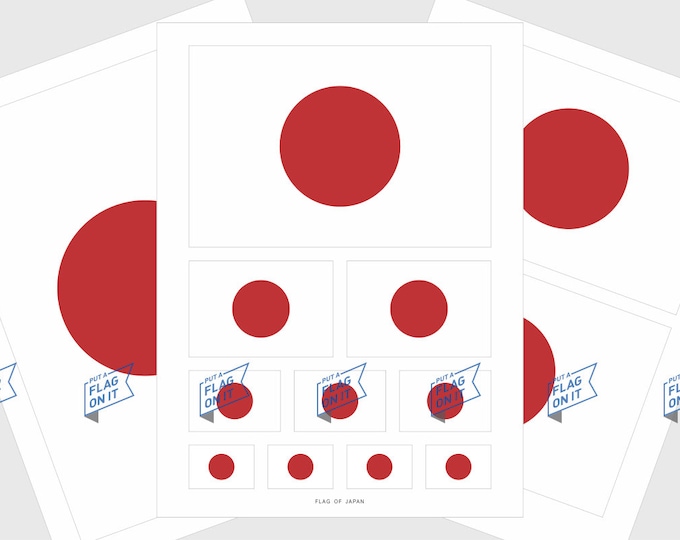 Japan Flag Emblem Stickers Display Your Love for Japan With Durable ...