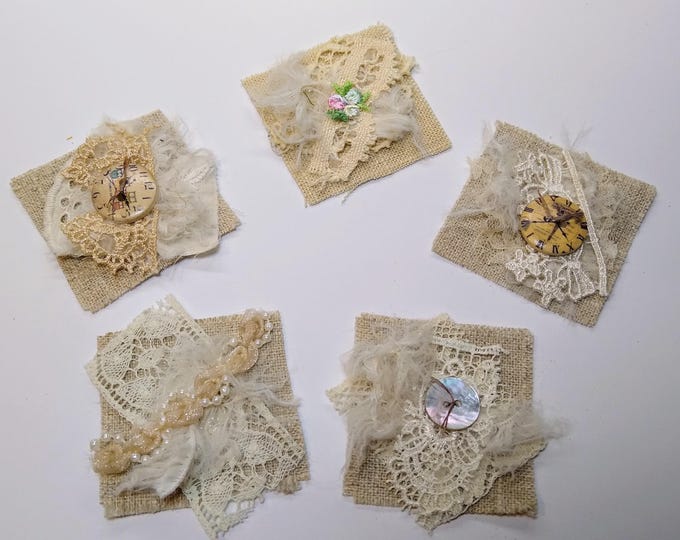 5 Lace Snippet Clusters - Etsy