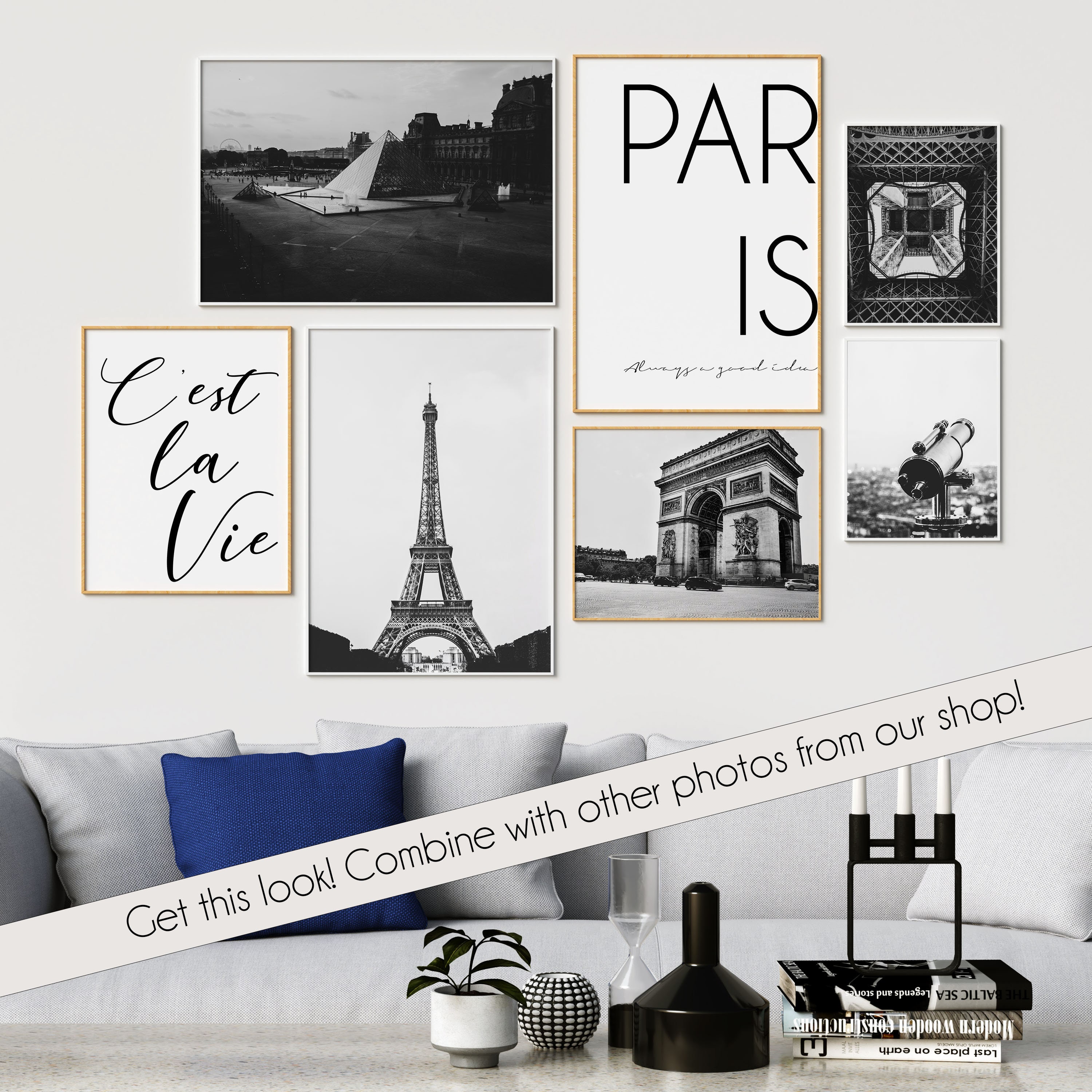C'est La Vie French Quote Printable Poster, Typography Wall Art ...