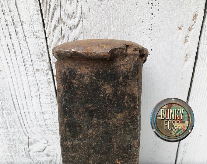 Vintage Hand Forged Iron Spitting Wedge,old Splitting Wedge, Old Tools ...