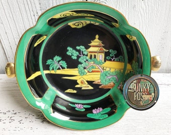 RARE Vintage Fenton Handmade Red Carnival Pagoda Covered Candy Dish - Etsy