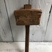 Antique Handmade Wood Mallet, Antique Tools, Primitive Wood Tools ...