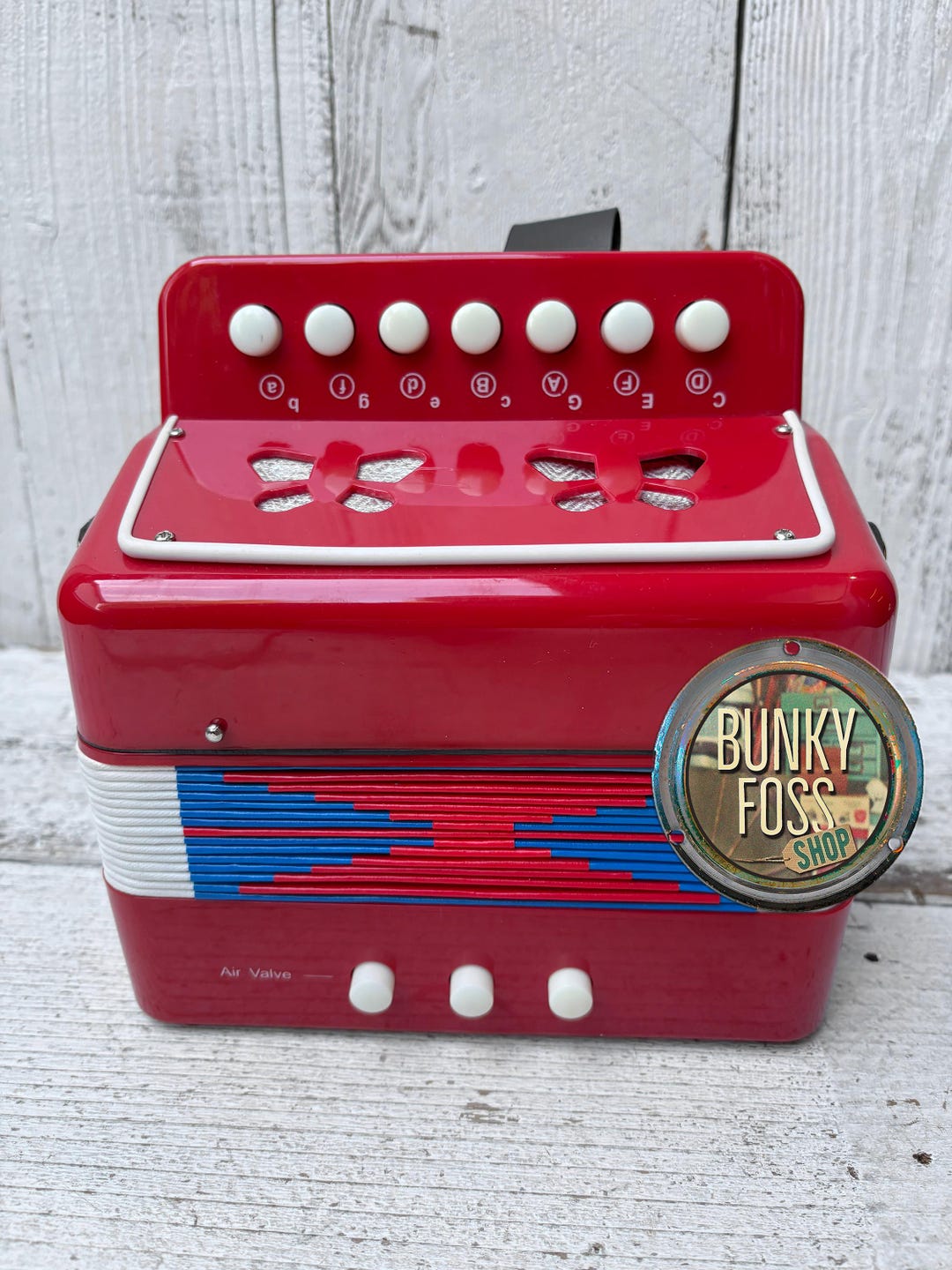 Vintage Working Toy Accordion Squeezebox, Vintage Working Child's ...