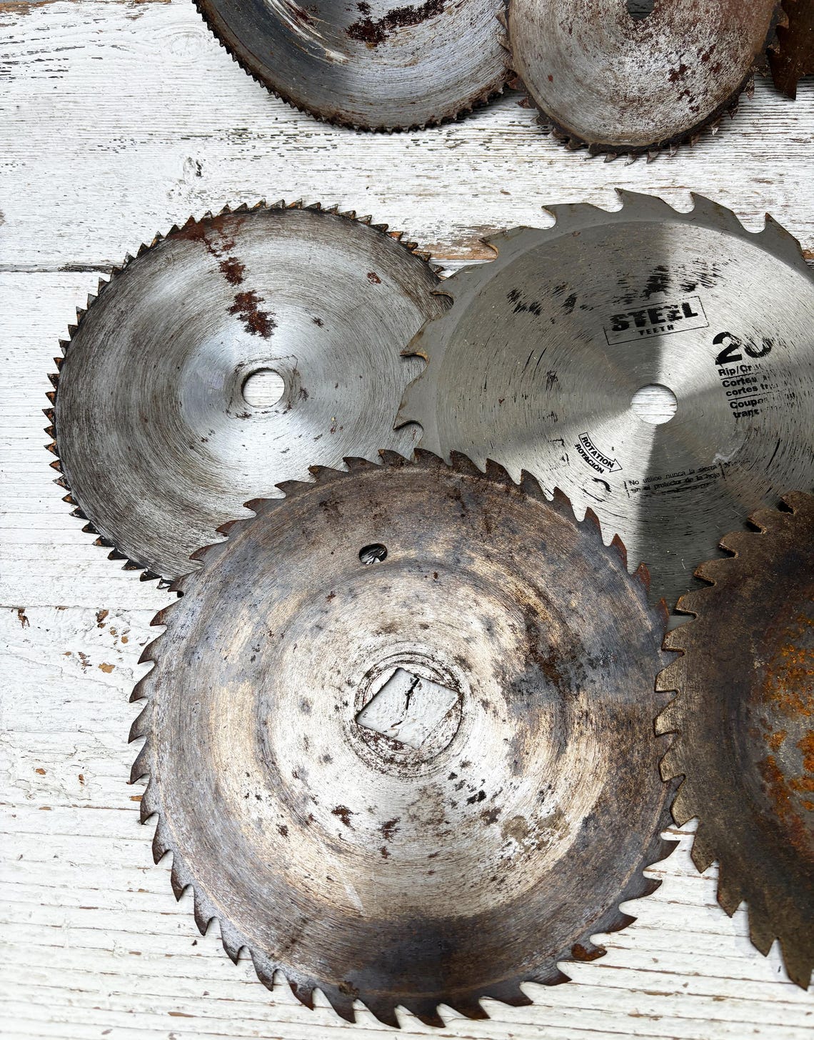 Vintage Rusty Saw Blades, Mixed Lot of 8, Crafting Supplies - Etsy