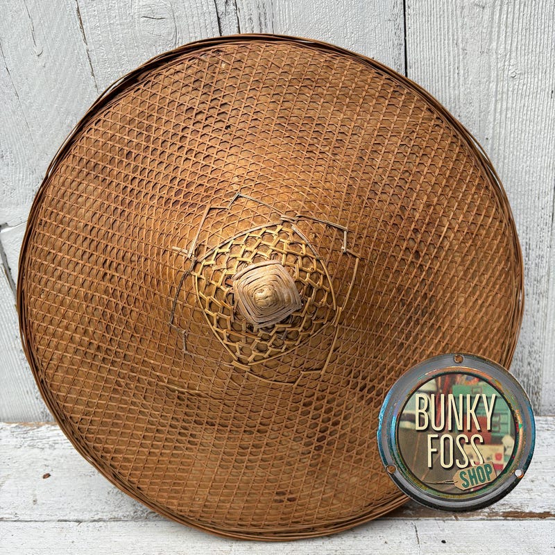 Chinese Bamboo Hat - Etsy