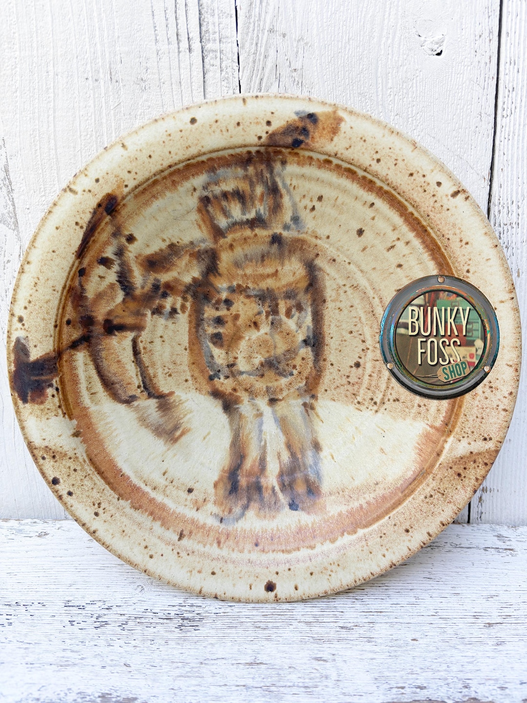 Vintage Signed Stoneware Art Pottery Bowl, 1980s - Etsy
