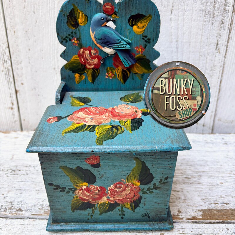 Tole Painted Box - Etsy