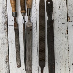 Vintage Wood Handled Rasps/files Mixed Lot, Oberg Rasp, Austria File ...