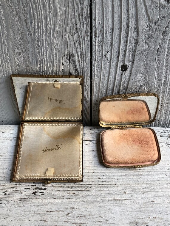 Vintage Compacts,Henriette Art Deco Compact, Henriett… - Gem