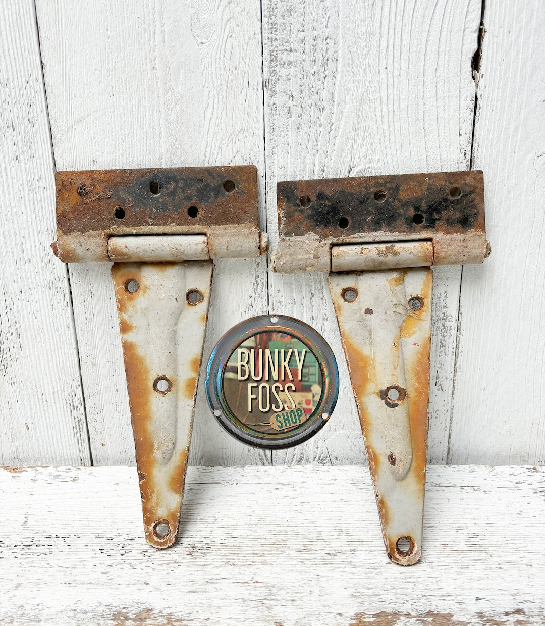 Vintage Heavy Duty Strap Hinges, Distressed Hinges, Rusty Hinges, Old ...