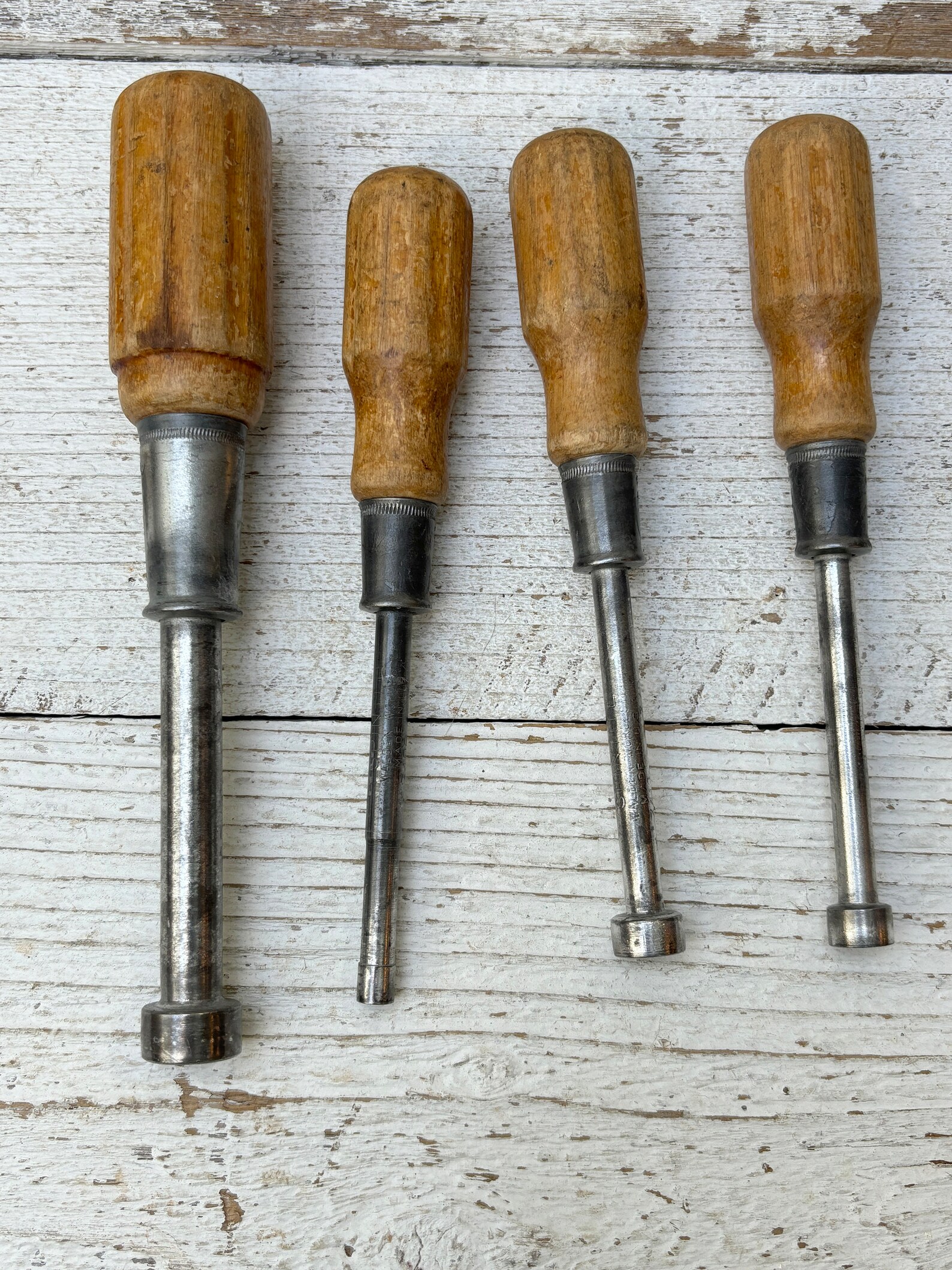 Vintage Walden Spintite Nut Driver Tool Set, Wood Handle, 1950s - Etsy