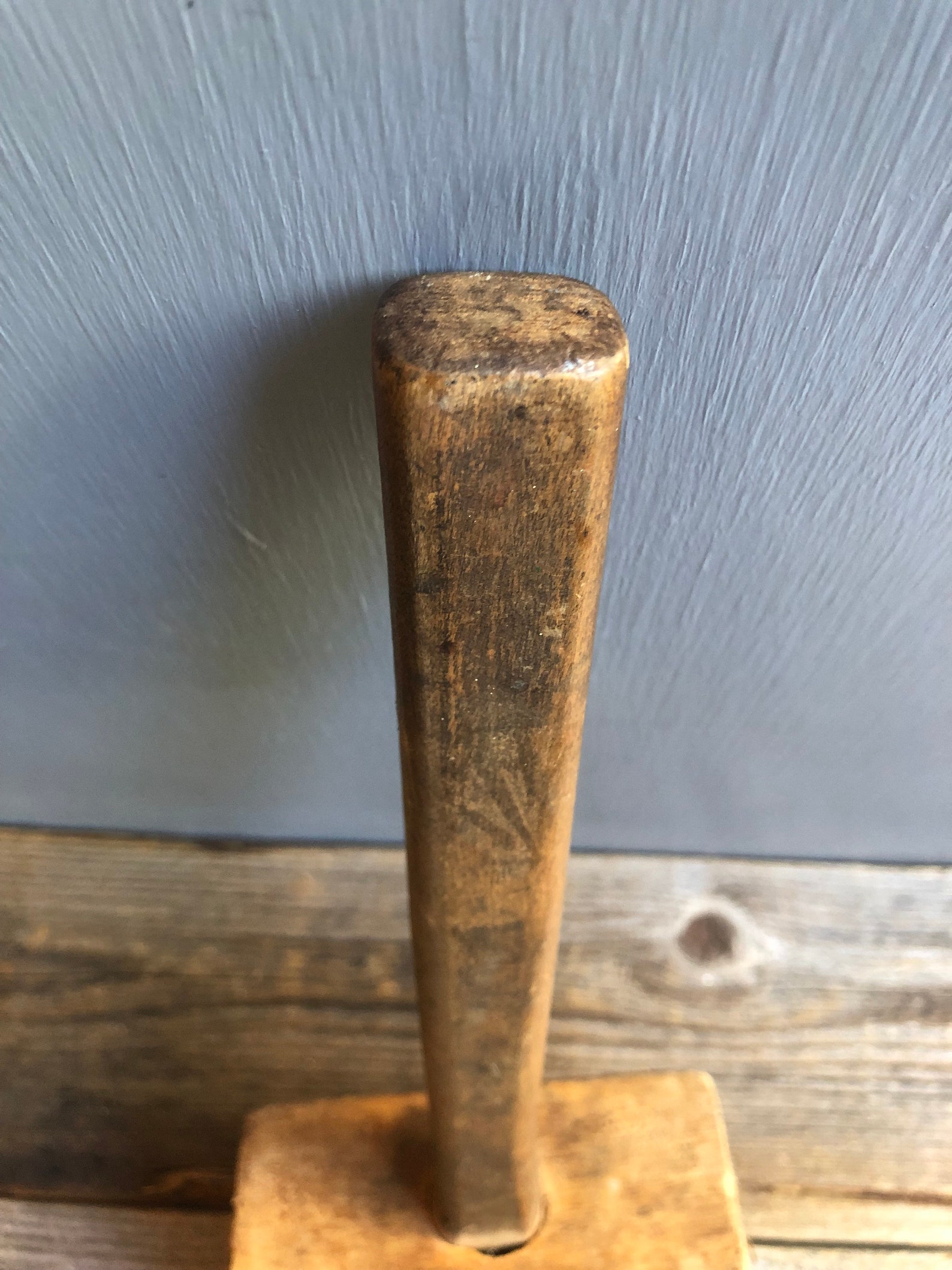 Antique Handmade Wood Mallet Antique Tools Primitive Wood | Etsy