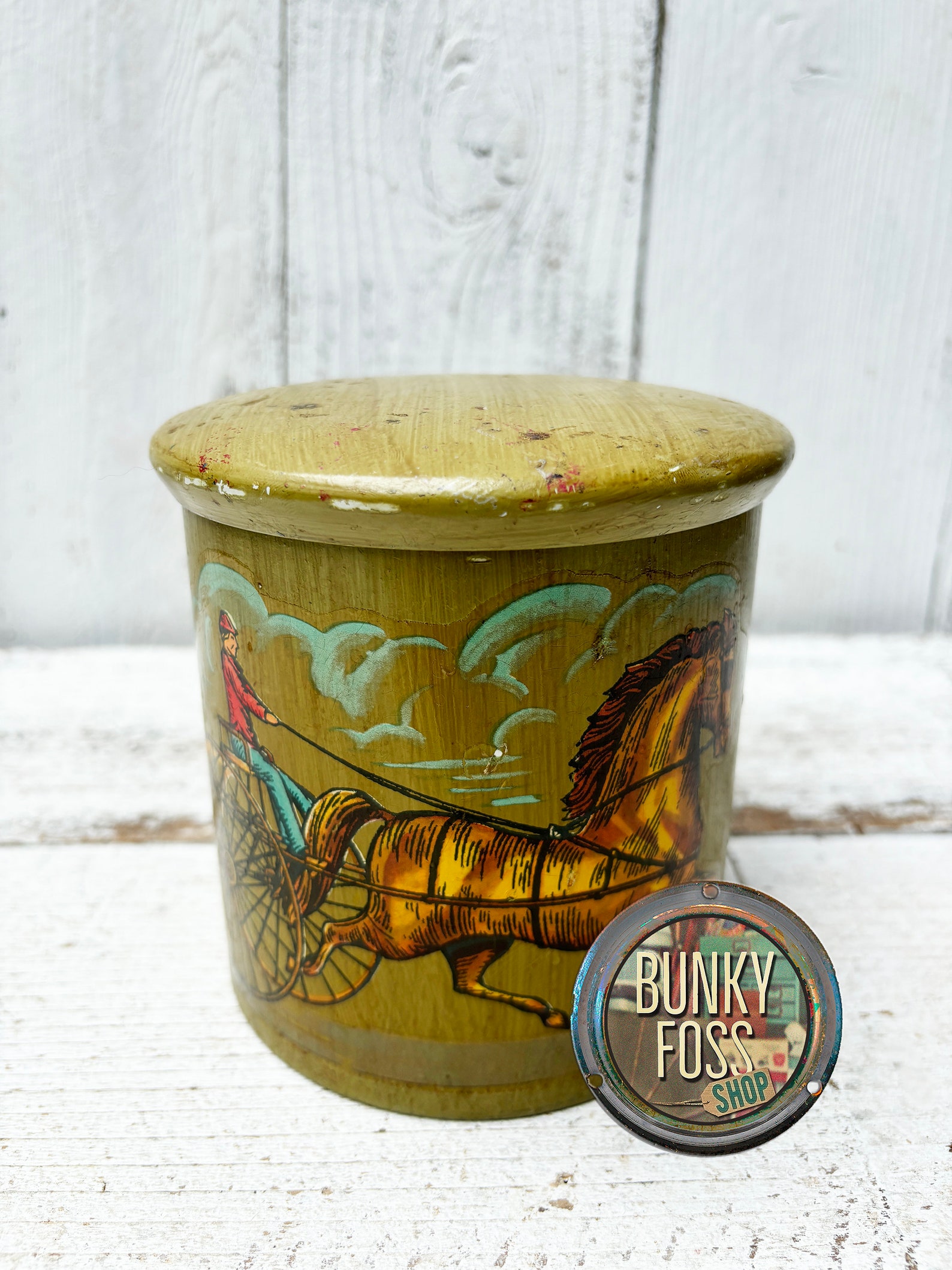 Vintage English Horse & Cart Candy Tin, Made in England, Vintage Candy ...
