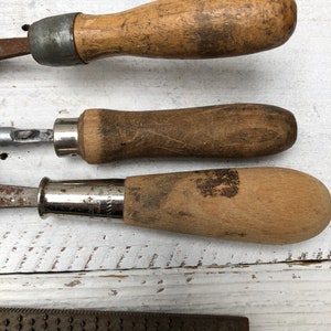 Vintage Wood Handled Rasps/files Mixed Lot, Oberg Rasp, Austria File ...