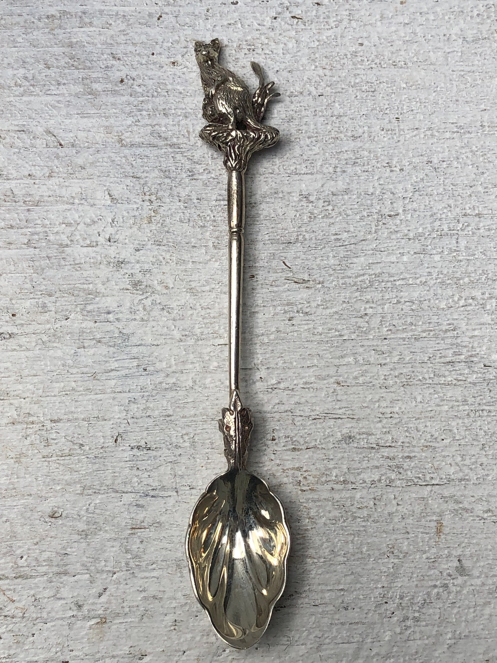 Vintage Australian Sterling Silver Kangaroo Spoon by Zygmunt Libucha - Etsy