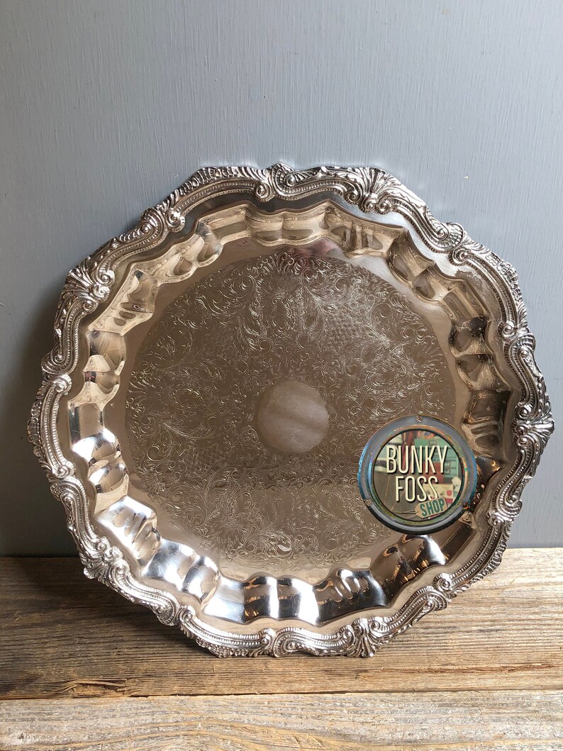 Vintage English Silver Mfg Corp Silverplate Serving - Etsy