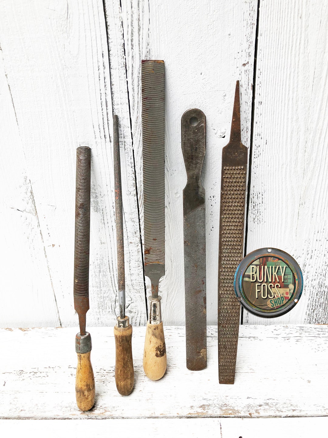 Vintage Wood Handled Rasps/files Mixed Lot, Oberg Rasp, Austria File ...