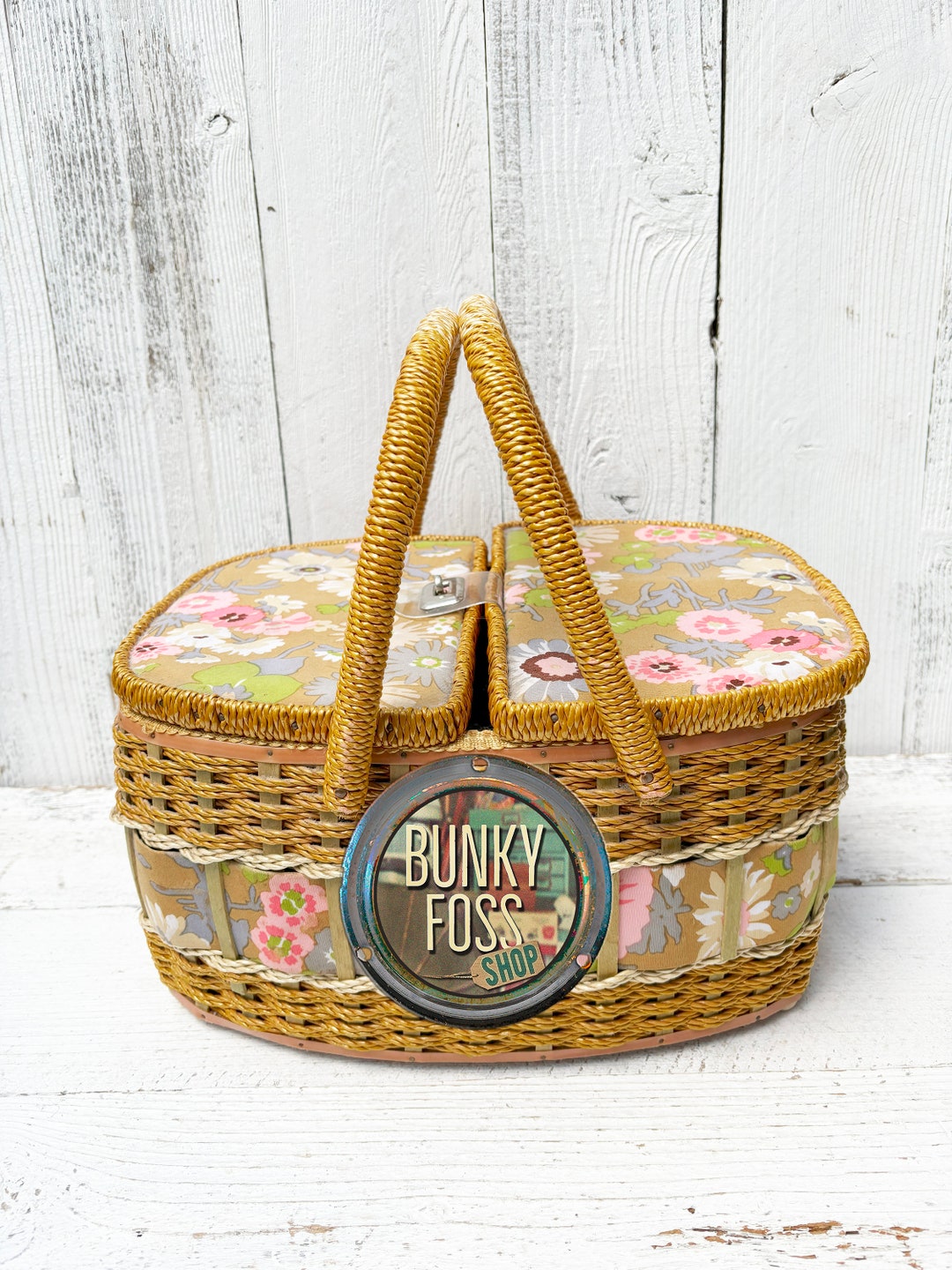 Vintage Sears Best Sewing Basket, Sears Best, Vintage Sewing Basket ...