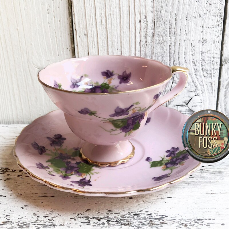 Violet Tea Cup - Etsy