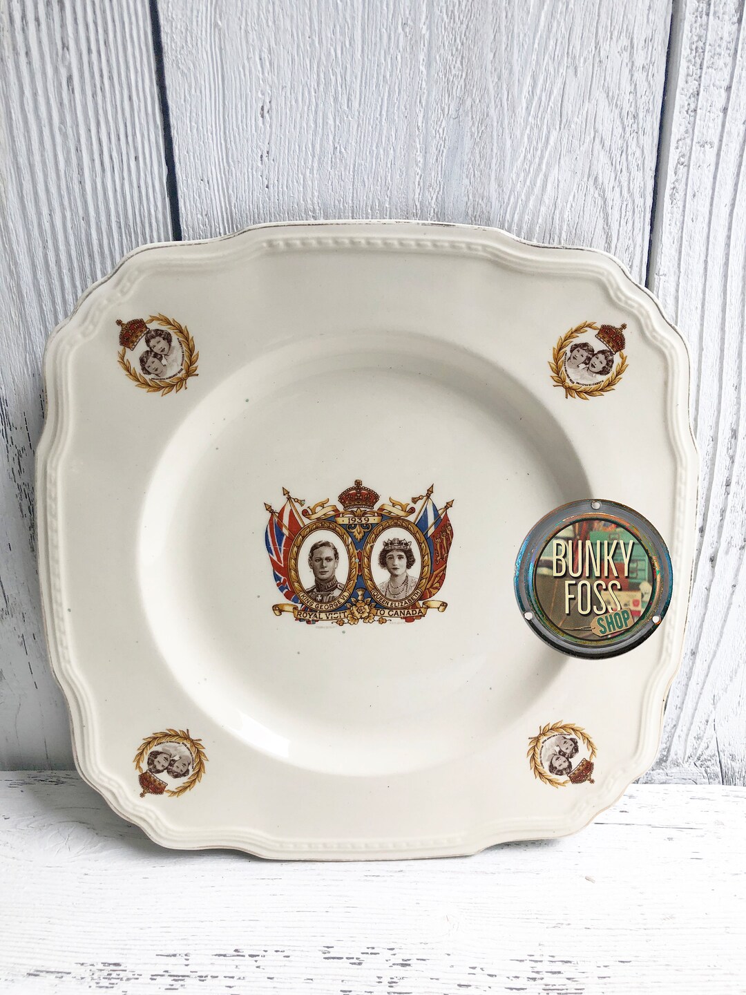 Vintage Alfred Meakin Marigold King George VI & Queen Elizabeth ...