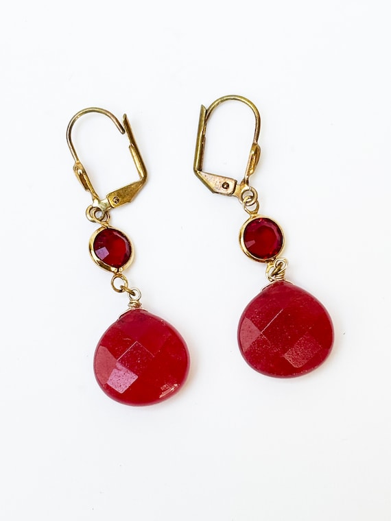 Vintage vintage red jade - Gem