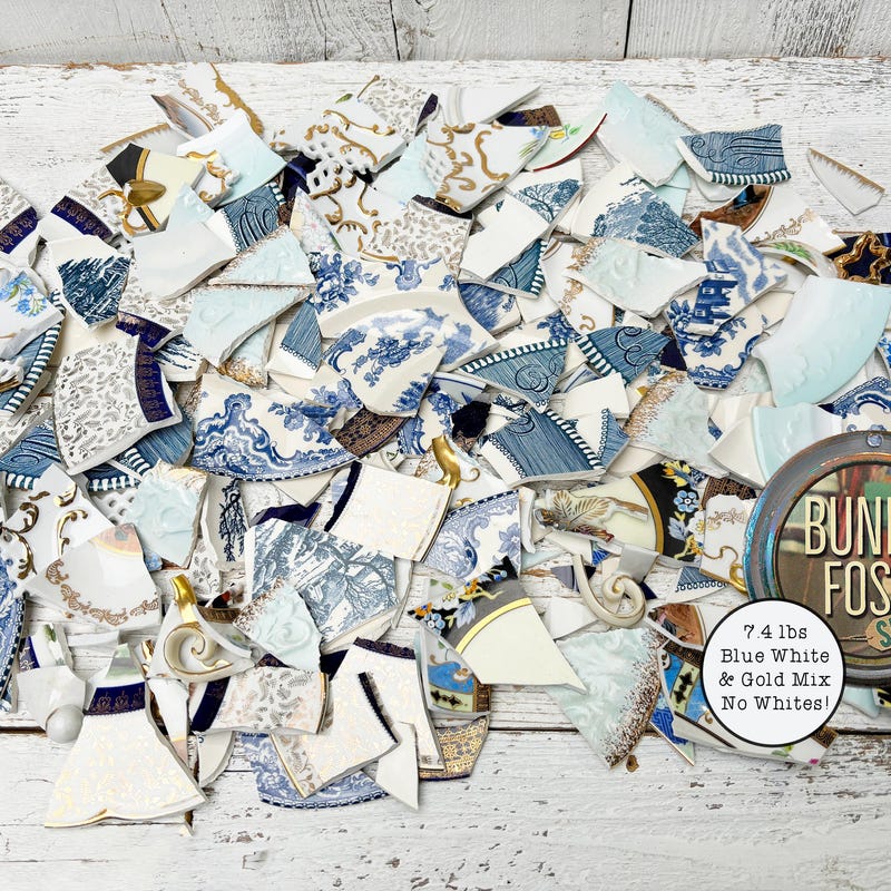 Broken China Art - Etsy