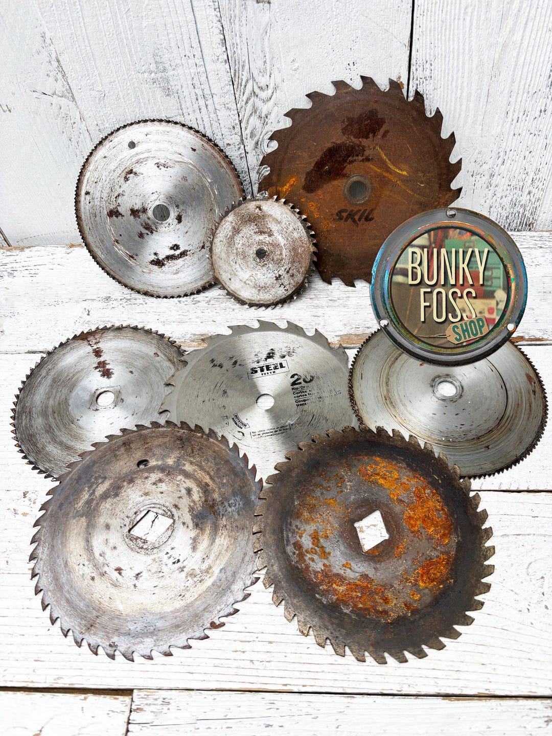 Vintage Rusty Saw Blades, Mixed Lot of 8, Crafting Supplies - Etsy