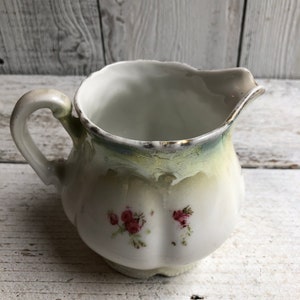 Antique Gorgeous German Porcelain Roses Creamer Pitcher, Germany ...