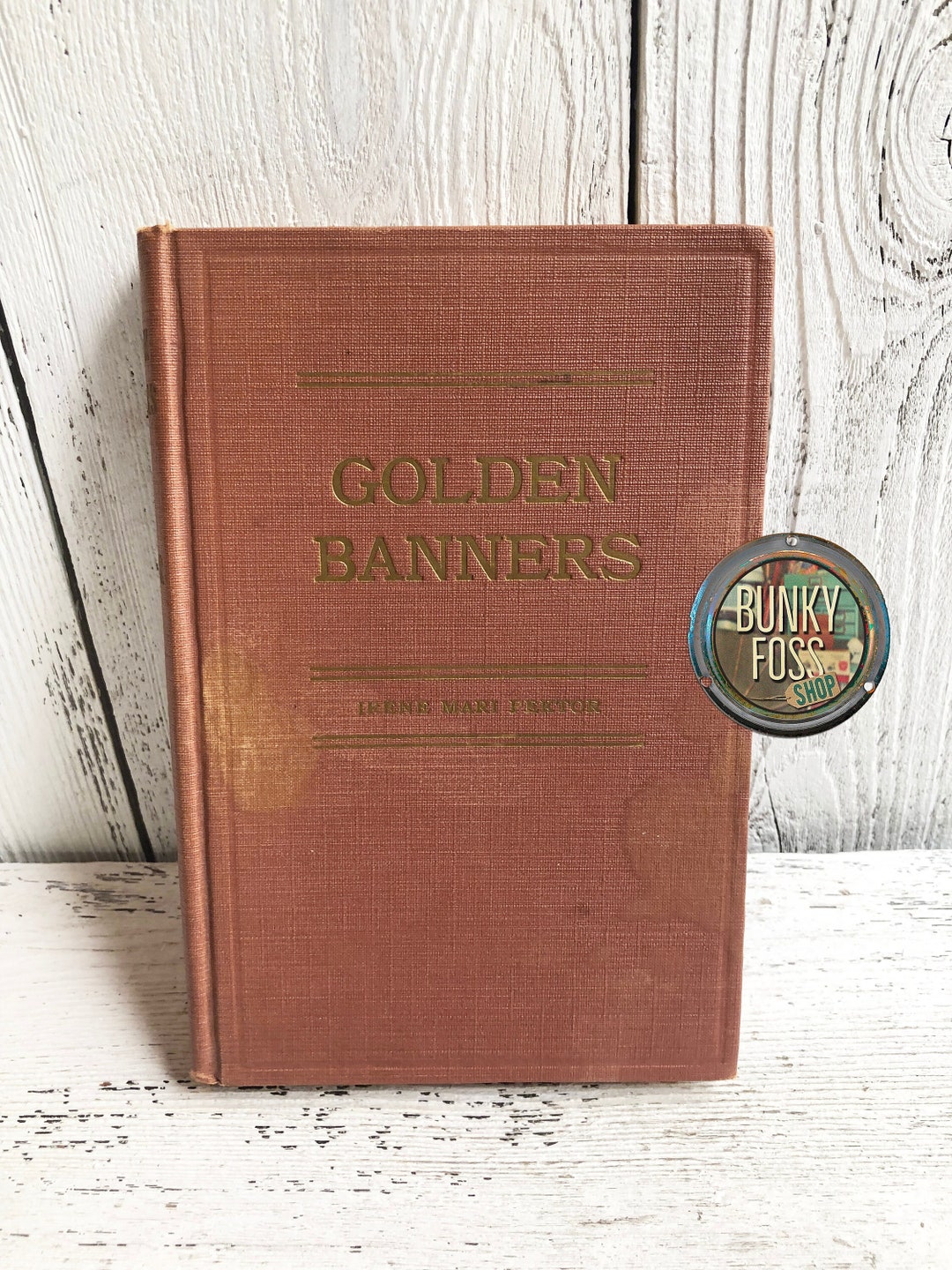 Vintage Golden Banners Poetry Book, Pektor, Boston, Vintage Poetry Book ...