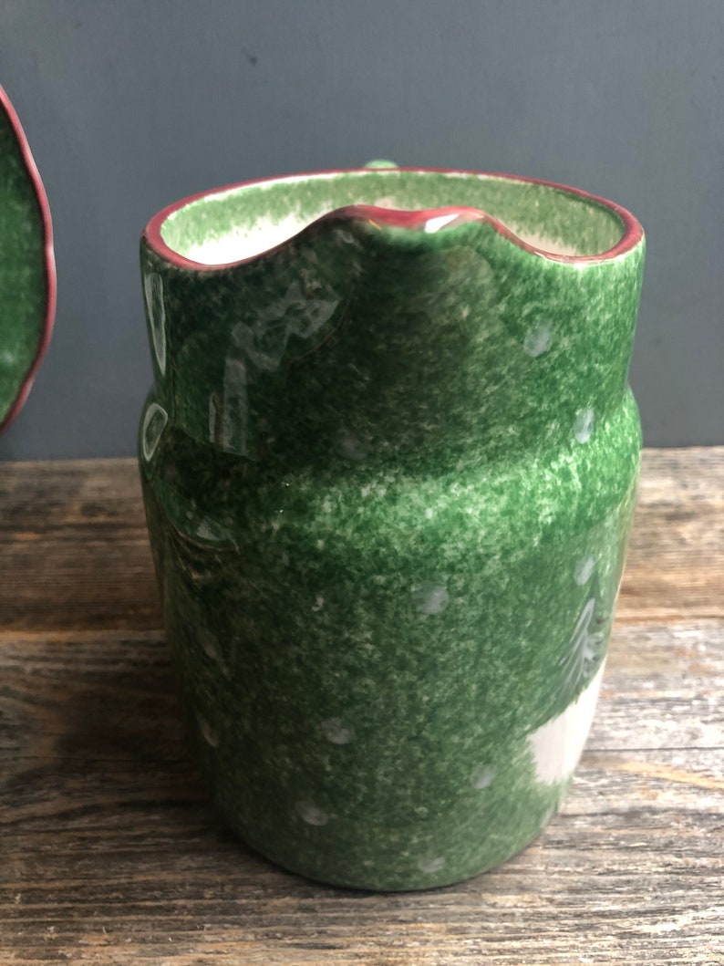 Vintage the Cellar Log Cabin Plates & Pitcher Set Log Cabin - Etsy