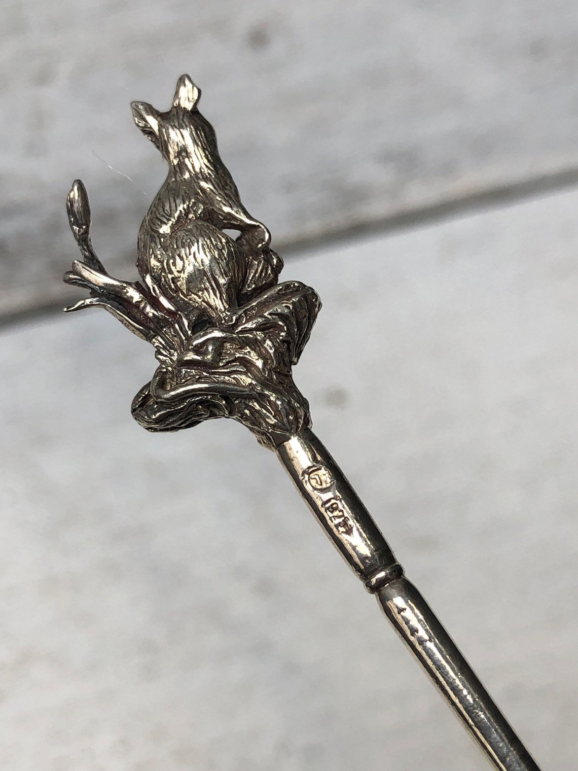 Vintage Australian Sterling Silver Kangaroo Spoon by Zygmunt Libucha - Etsy
