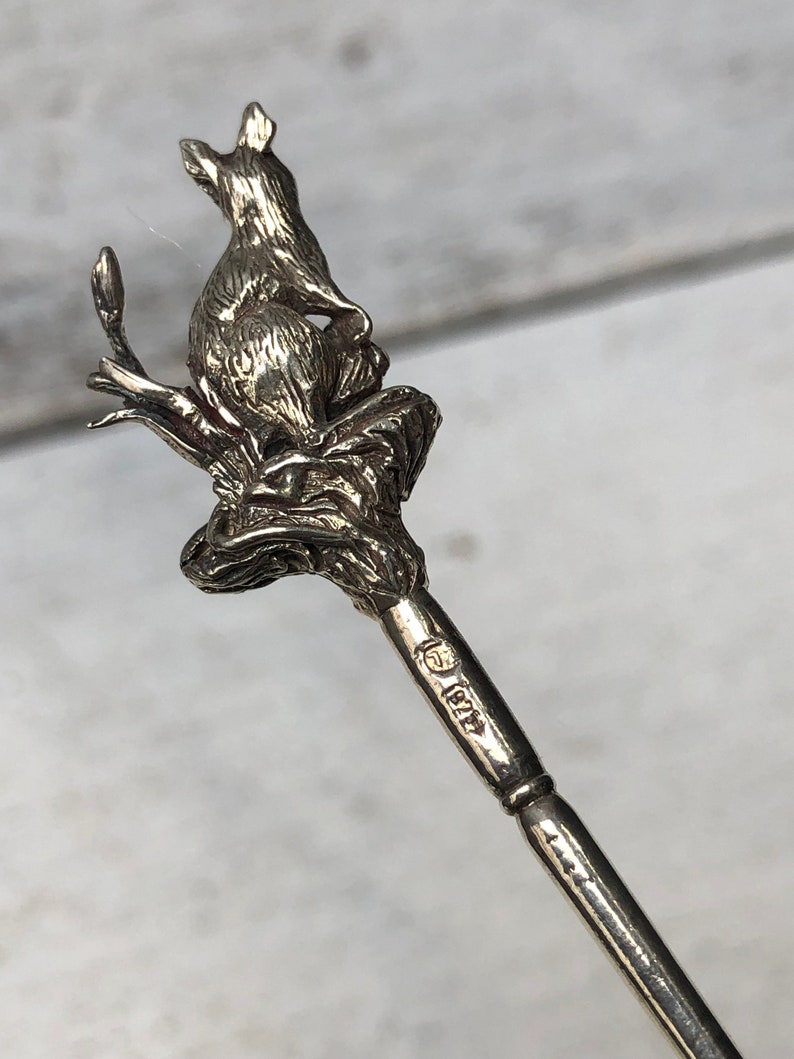 Vintage Australian Sterling Silver Kangaroo Spoon by Zygmunt Libucha - Etsy
