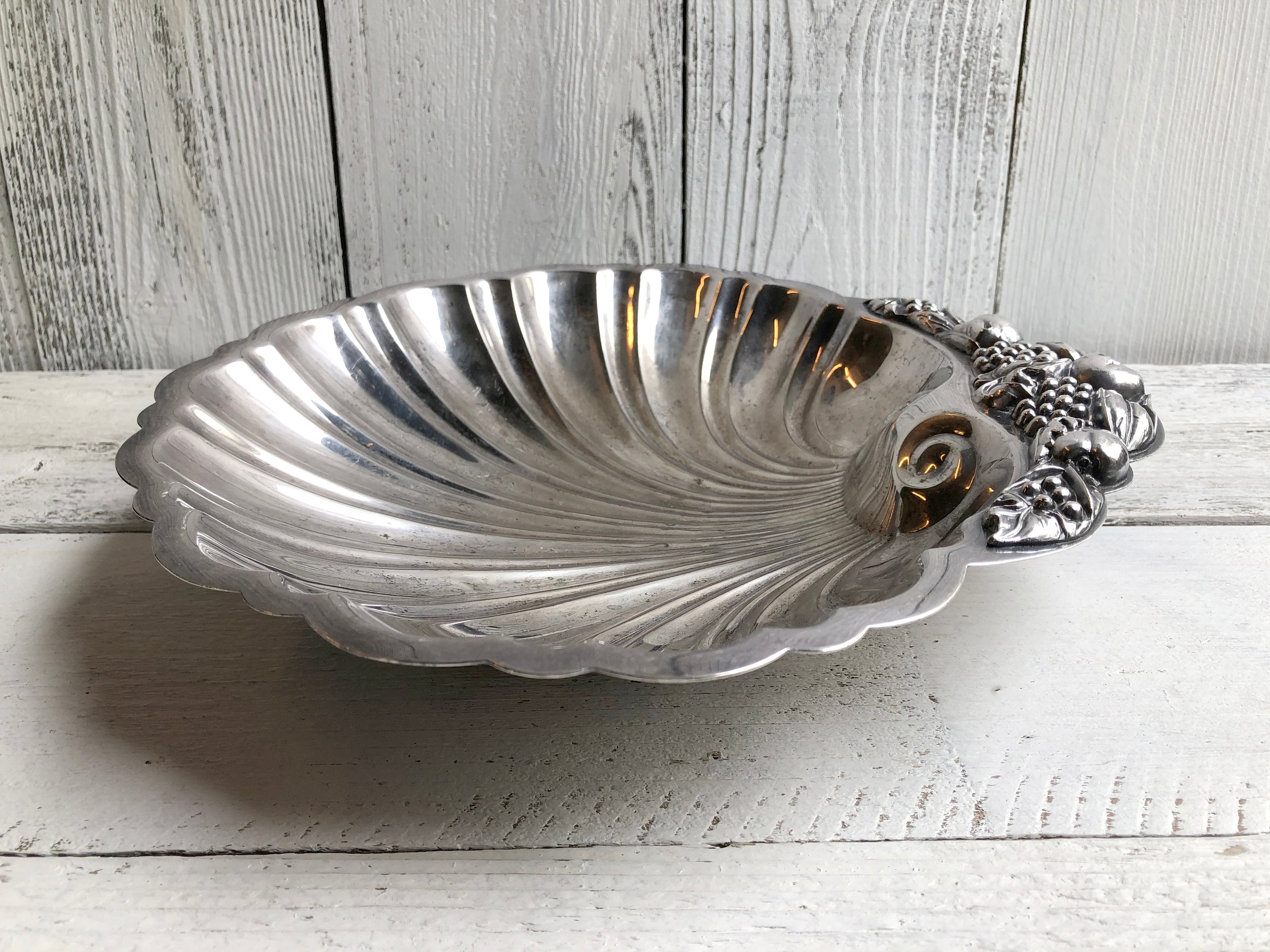 Antique W. & S. Blackinton Silverplate Clam Shell Dish - Etsy